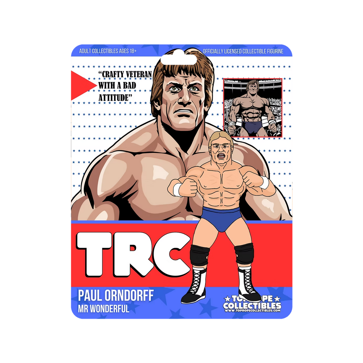 Top Rope Collectibles Paul Orndorff Variant A Wrestling Figure | Slam ...