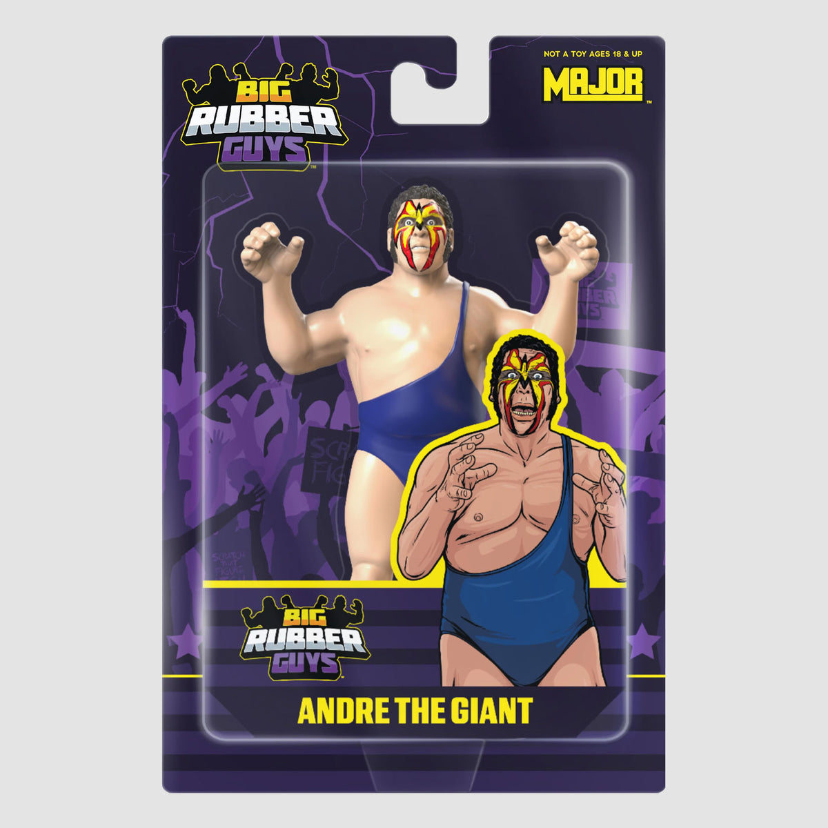 Big Rubber Guys – Andre The Giant Face Paint Exclusive LJN-Style Rubber ...